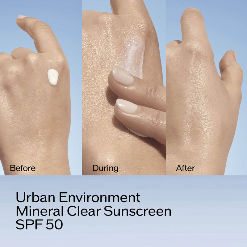 Urban Environment Clear Mineral Sunscreen SPF 50 | SHISEIDO