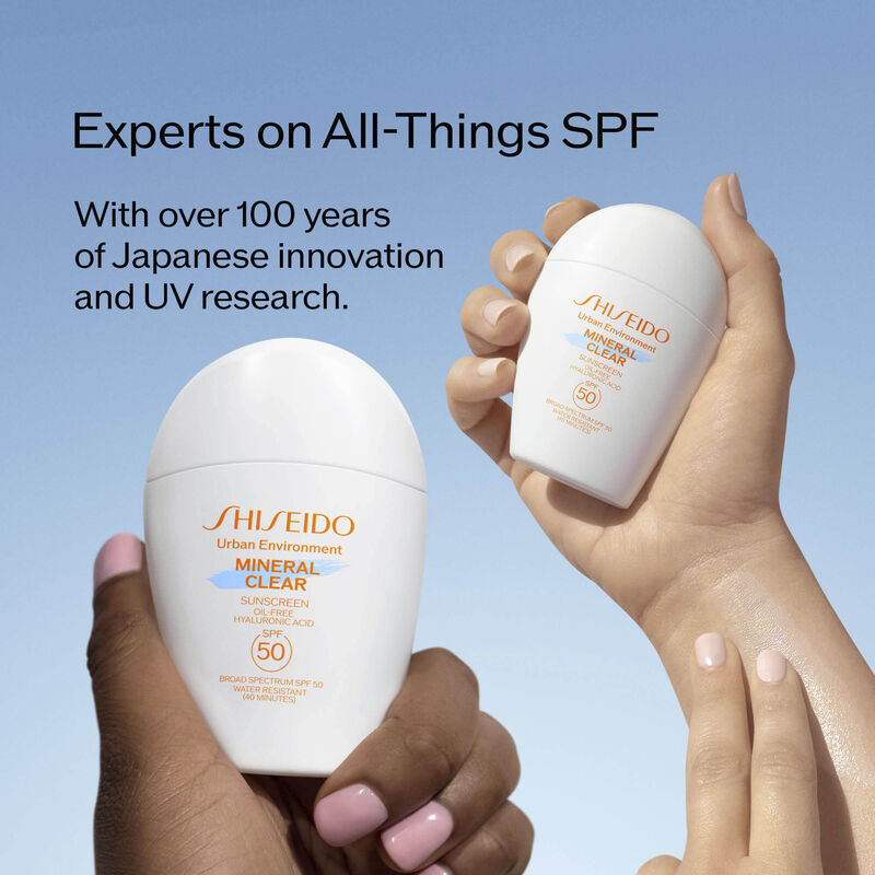 Urban Environment Clear Mineral Sunscreen SPF 50 | SHISEIDO